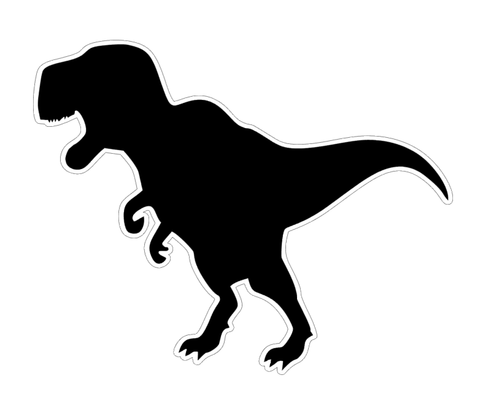 T Rex Dinosaur Acrylic Key Chain Blank – Moxie Vinyls