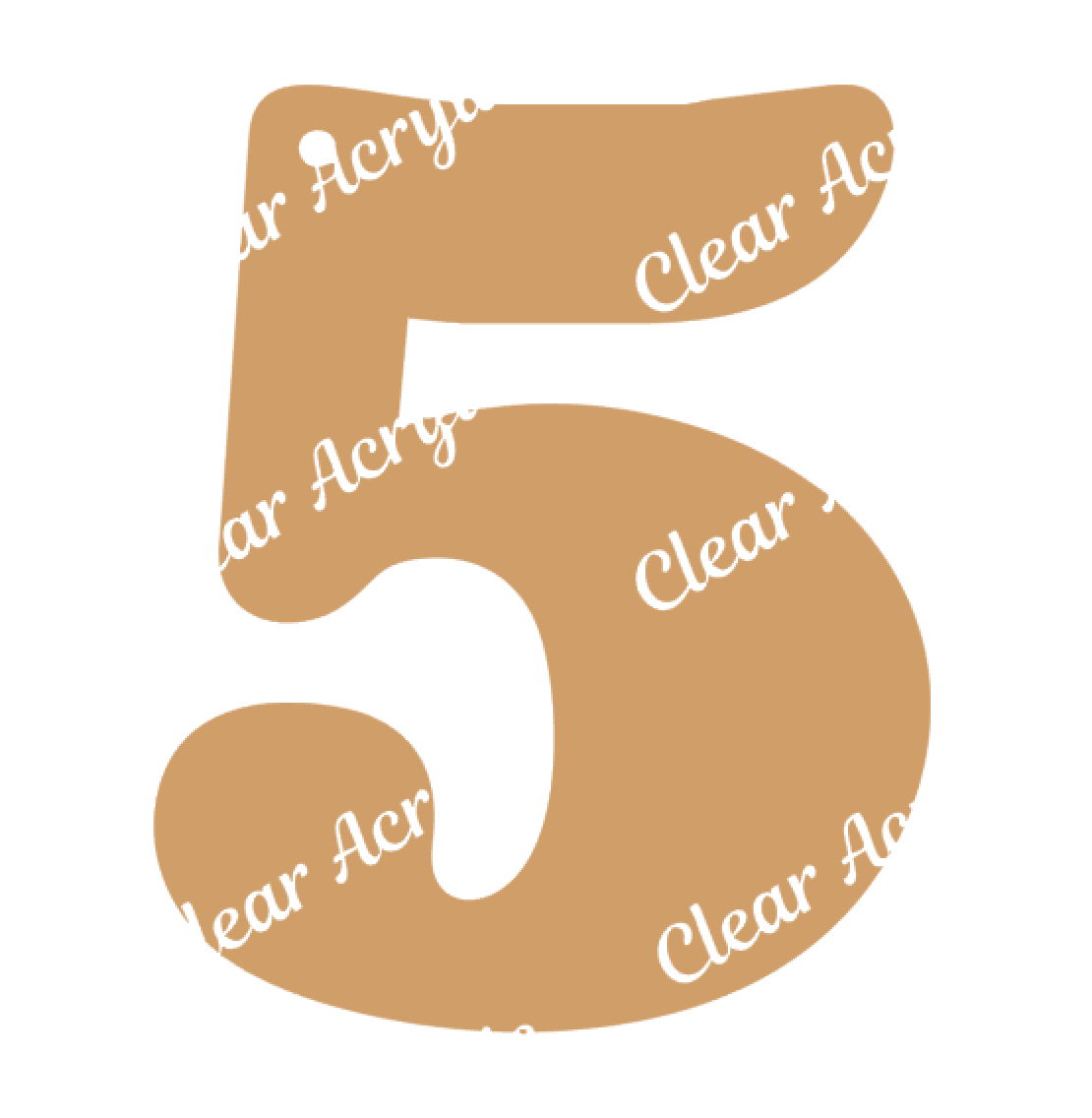 Numbers Acrylic Blanks for Keychains – Moxie Vinyls