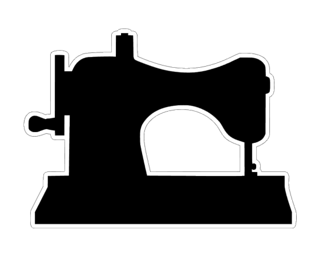 Sewing Machine Acrylic Key Chain Blank – Moxie Vinyls