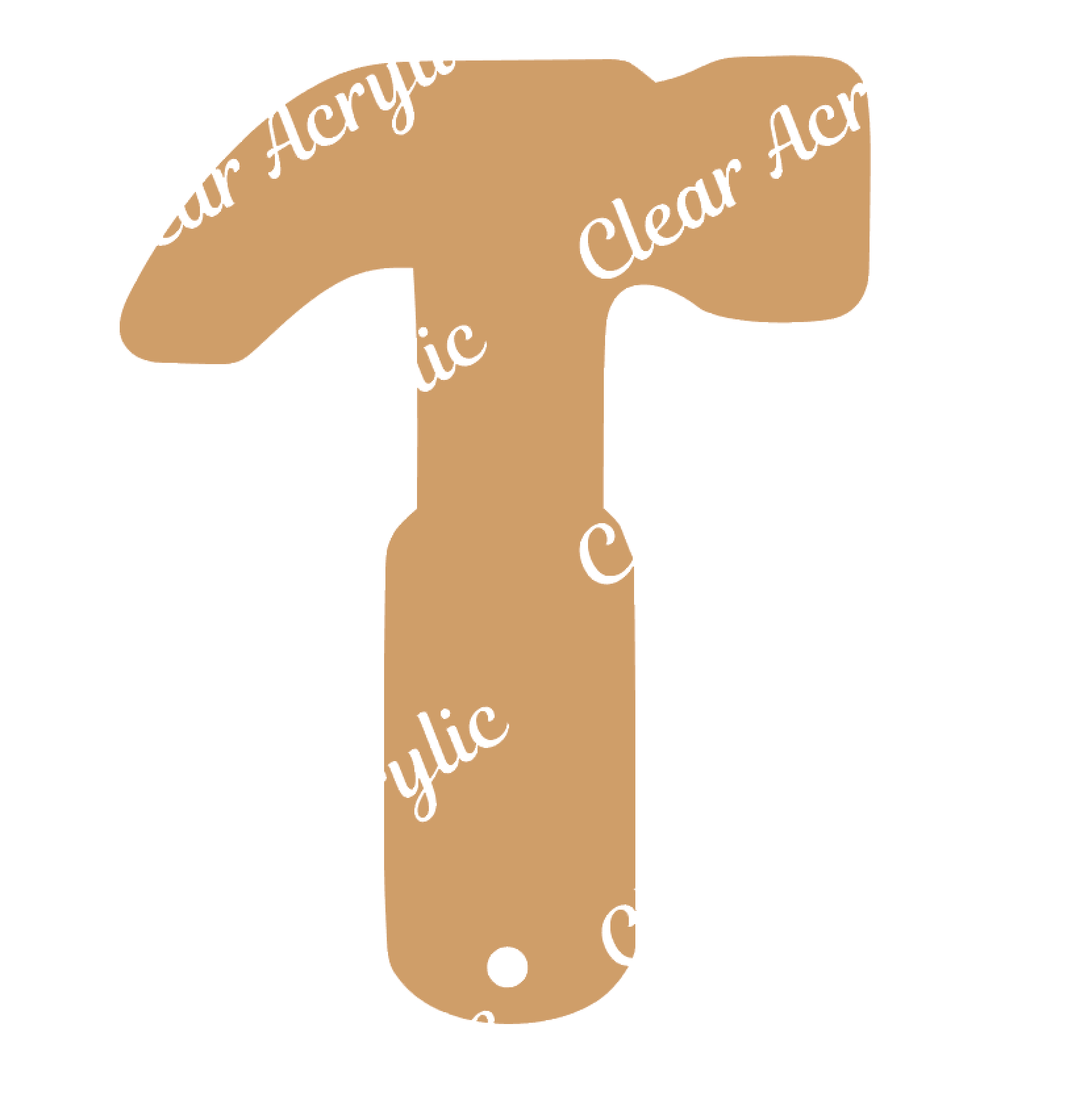 Hammer Acrylic Blank – Moxie Vinyls