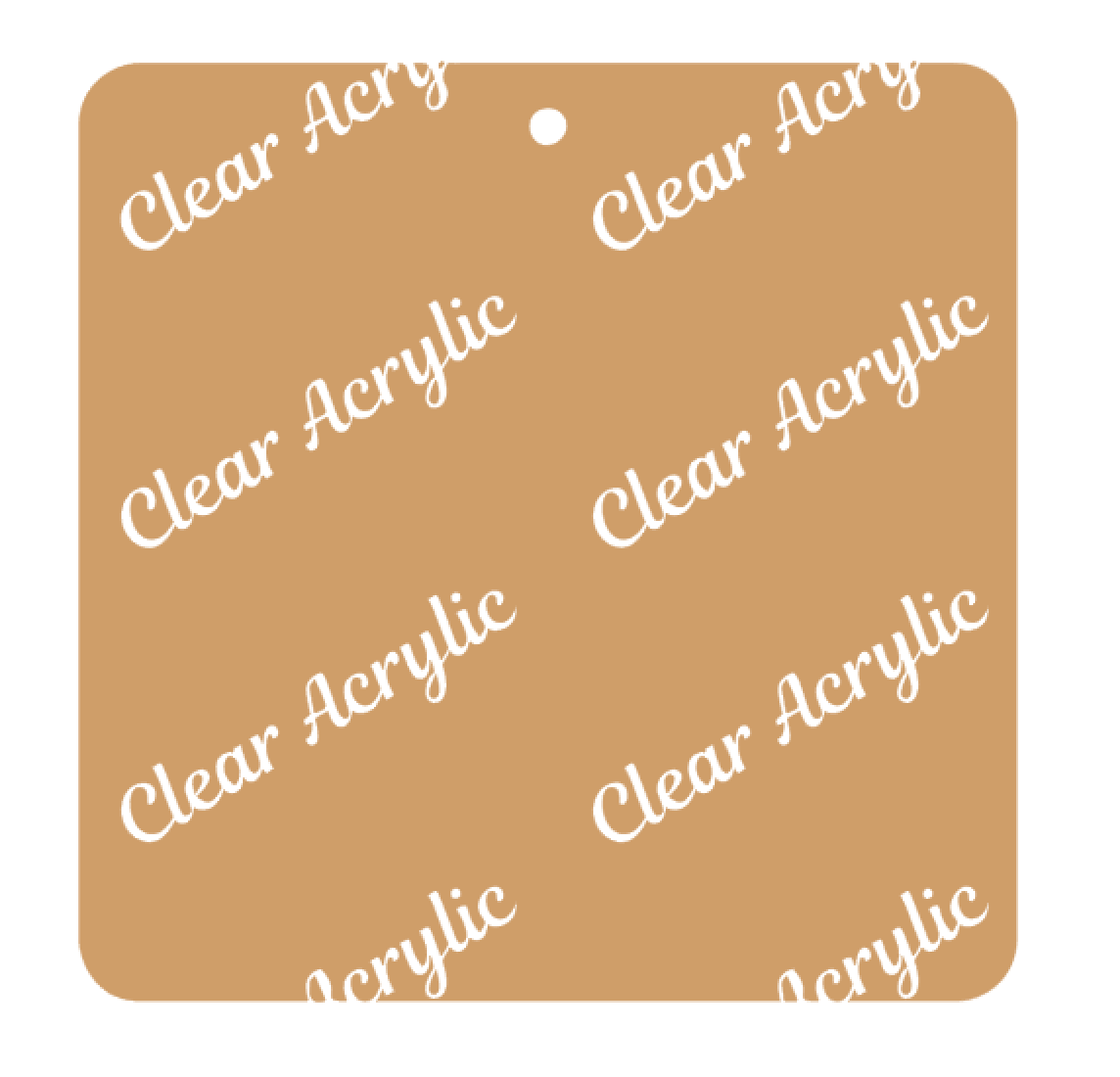 Square Acrylic Blank – Moxie Vinyls