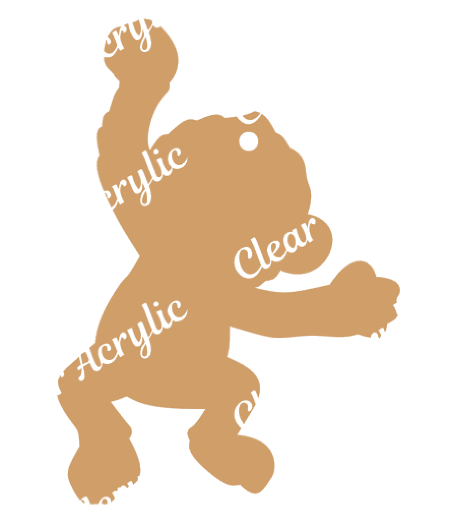 Cute Monkey Acrylic Blanks for Crafting – Moxie Vinyls