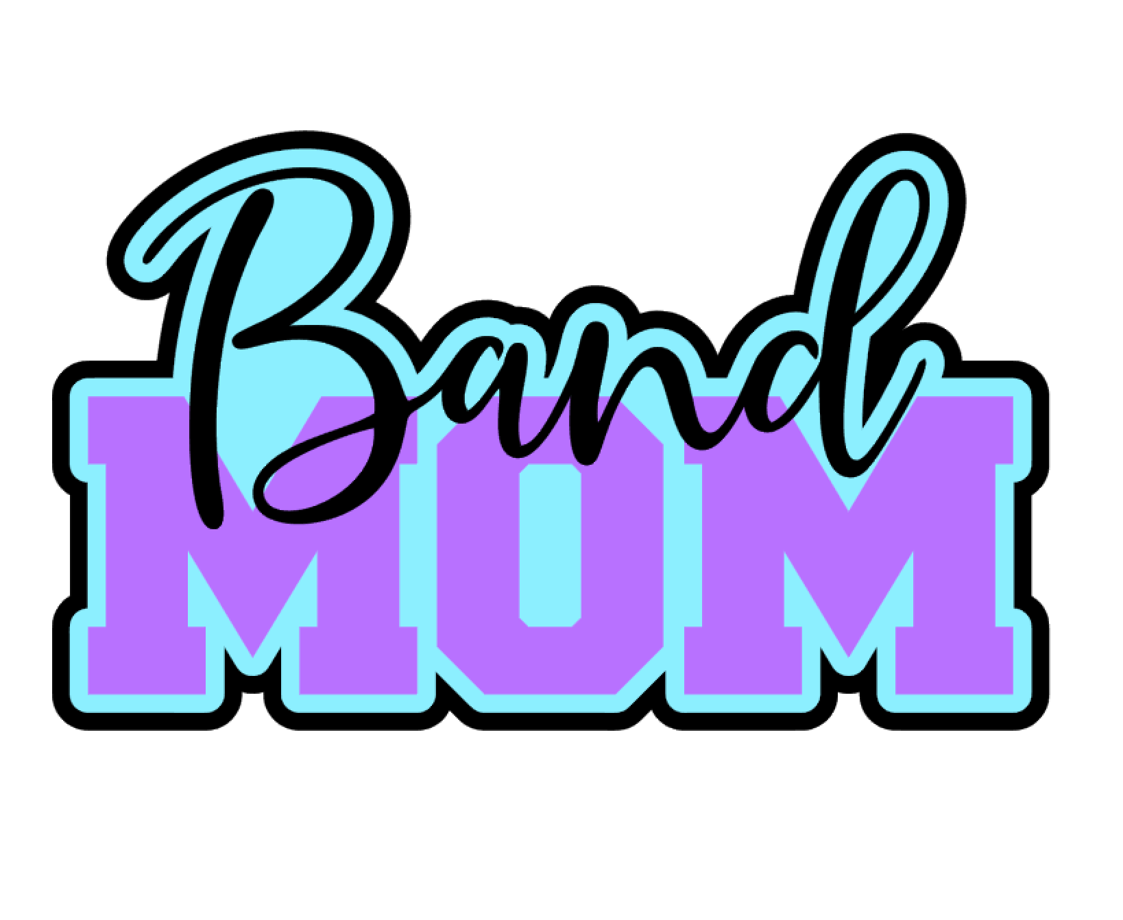 Band Mom Acrylic Key Chain Blank – Moxie Vinyls