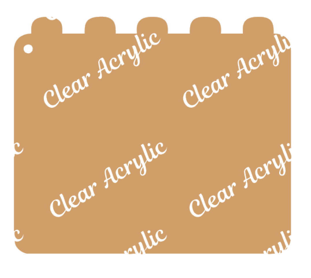 Calendar Notepad Acrylic Blank – Moxie Vinyls