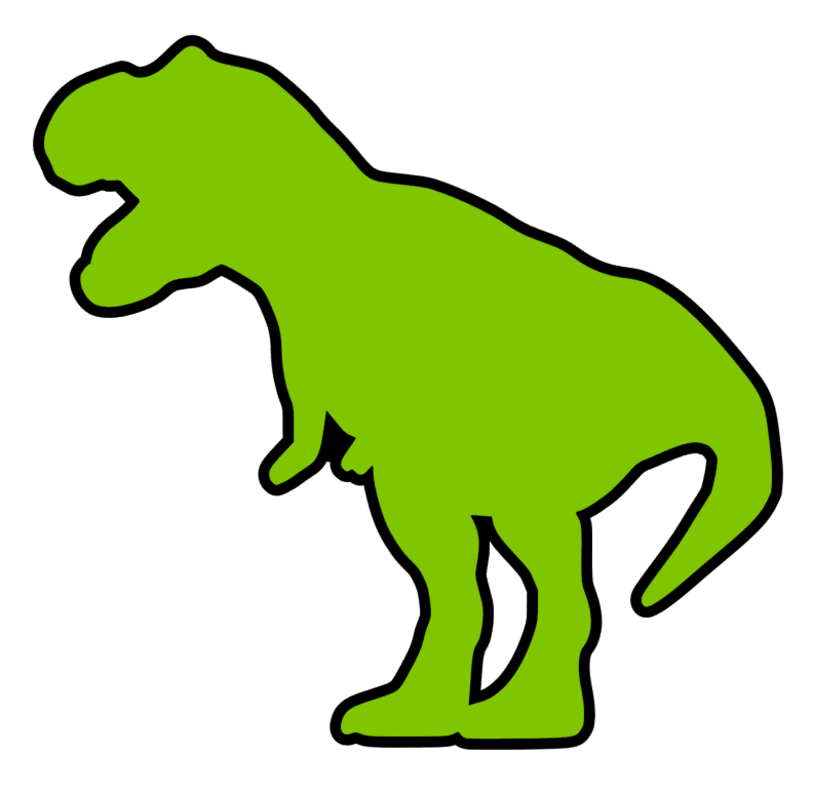 T Rex Dinosaur Curved Tail Acrylic Key Chain Blank – Moxie Vinyls