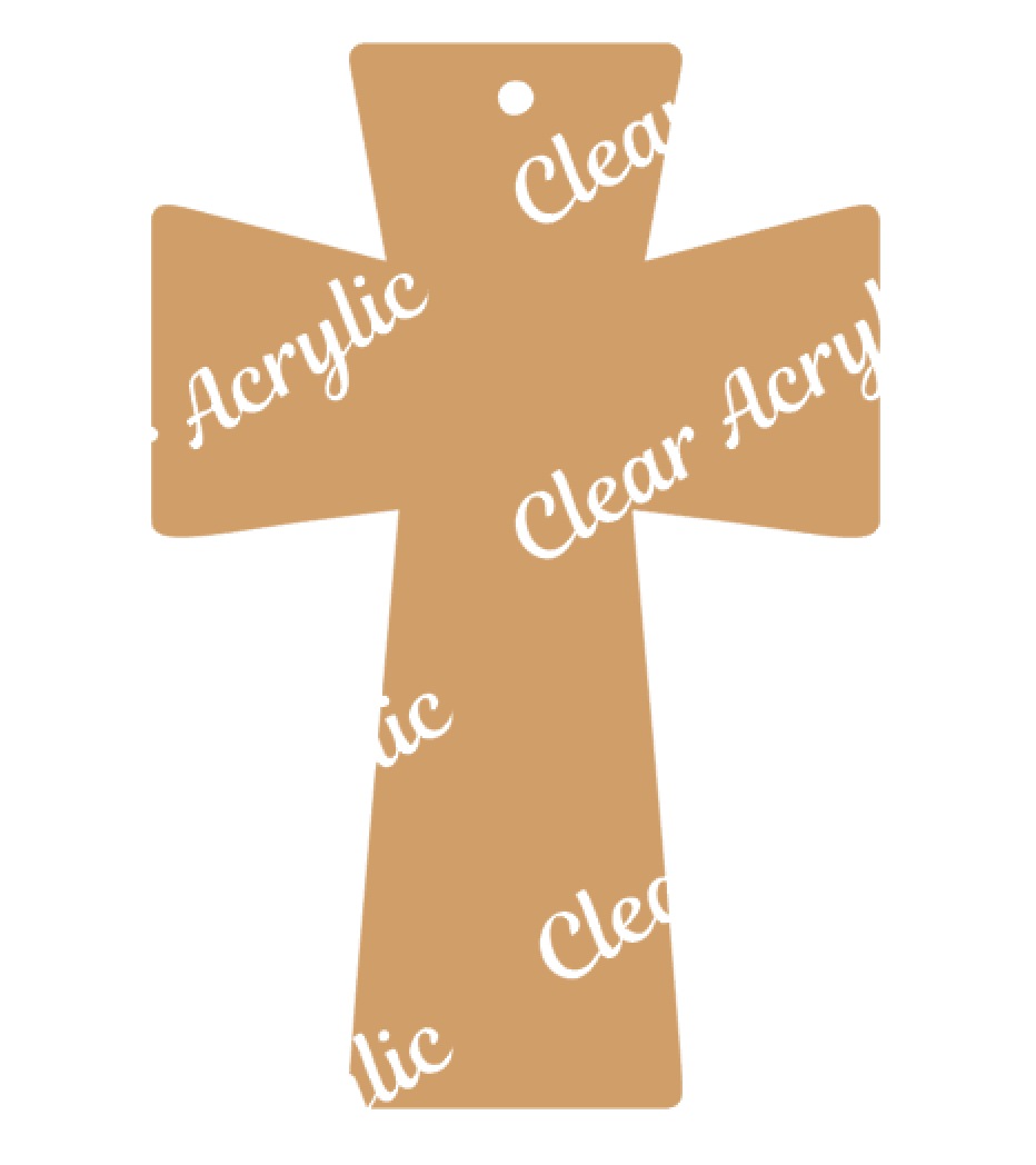 Cross Shapes Acrylic Blanks for DIY Glitter Vinyl Key Chain Crafts ...