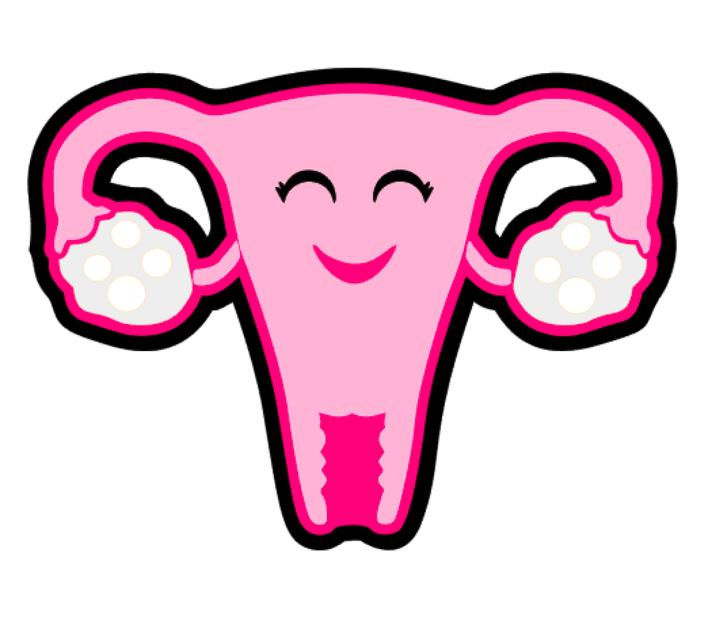 Cute Uterus Acrylic Blank for Badge Reels – Moxie Vinyls