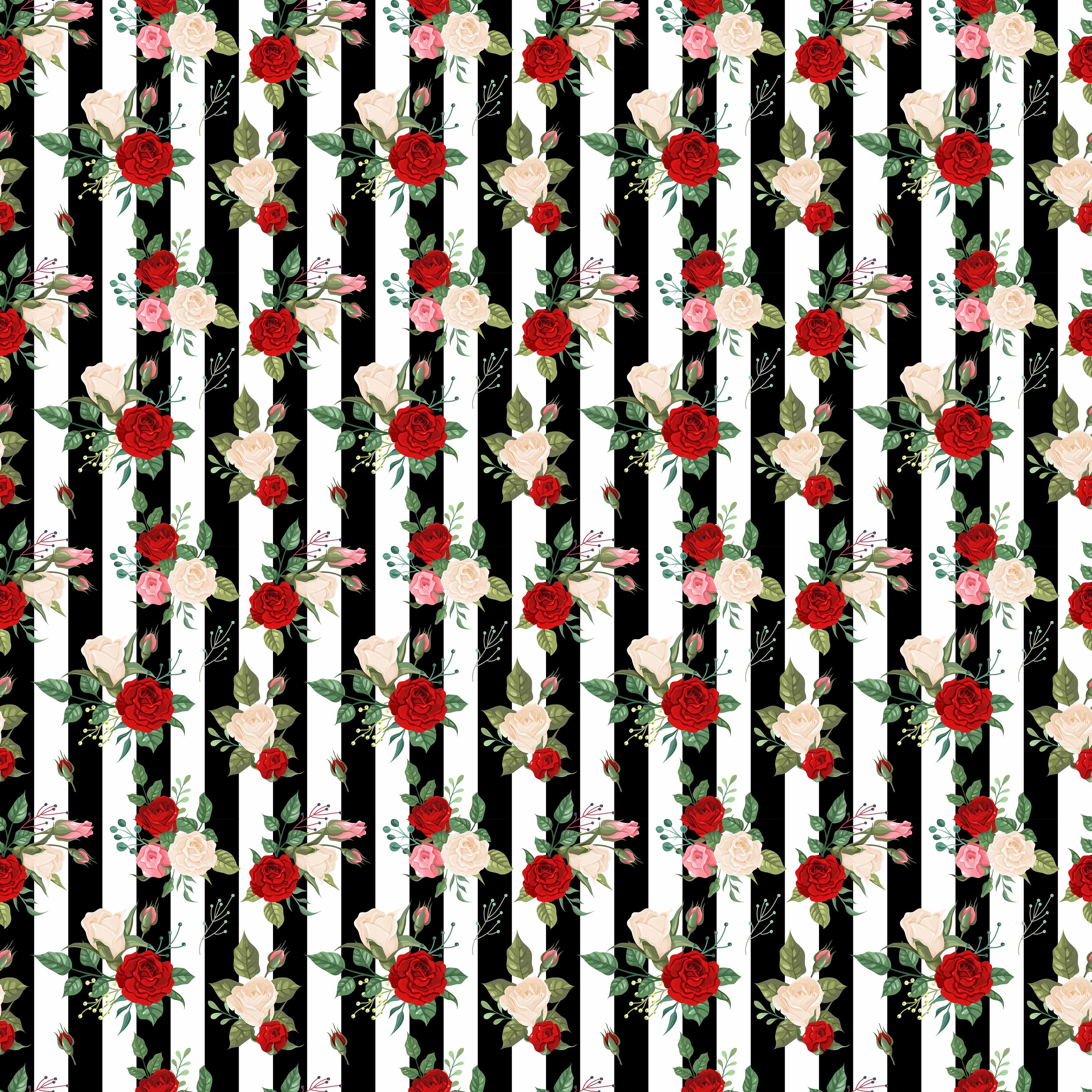 Striped Roses Vinyl – Moxie Vinyls