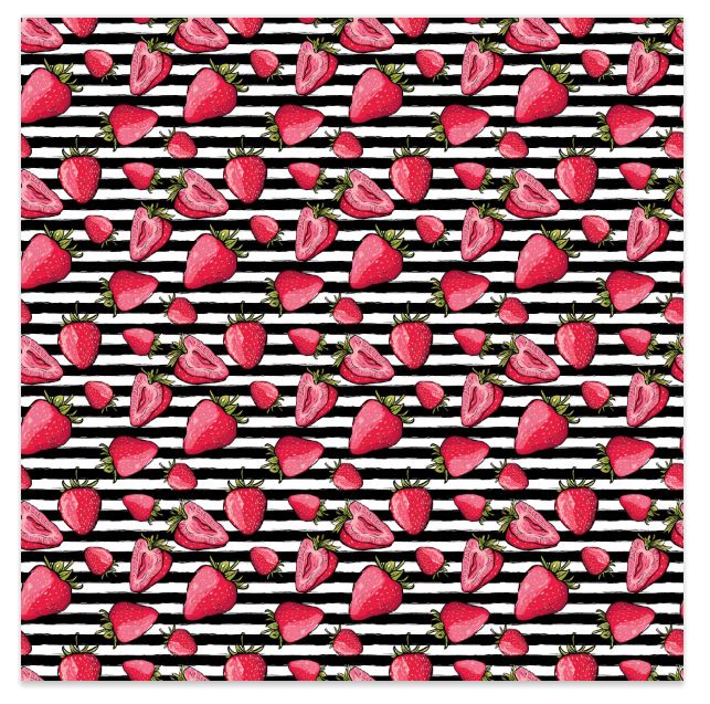 Striped Strawberries – Moxie Vinyls