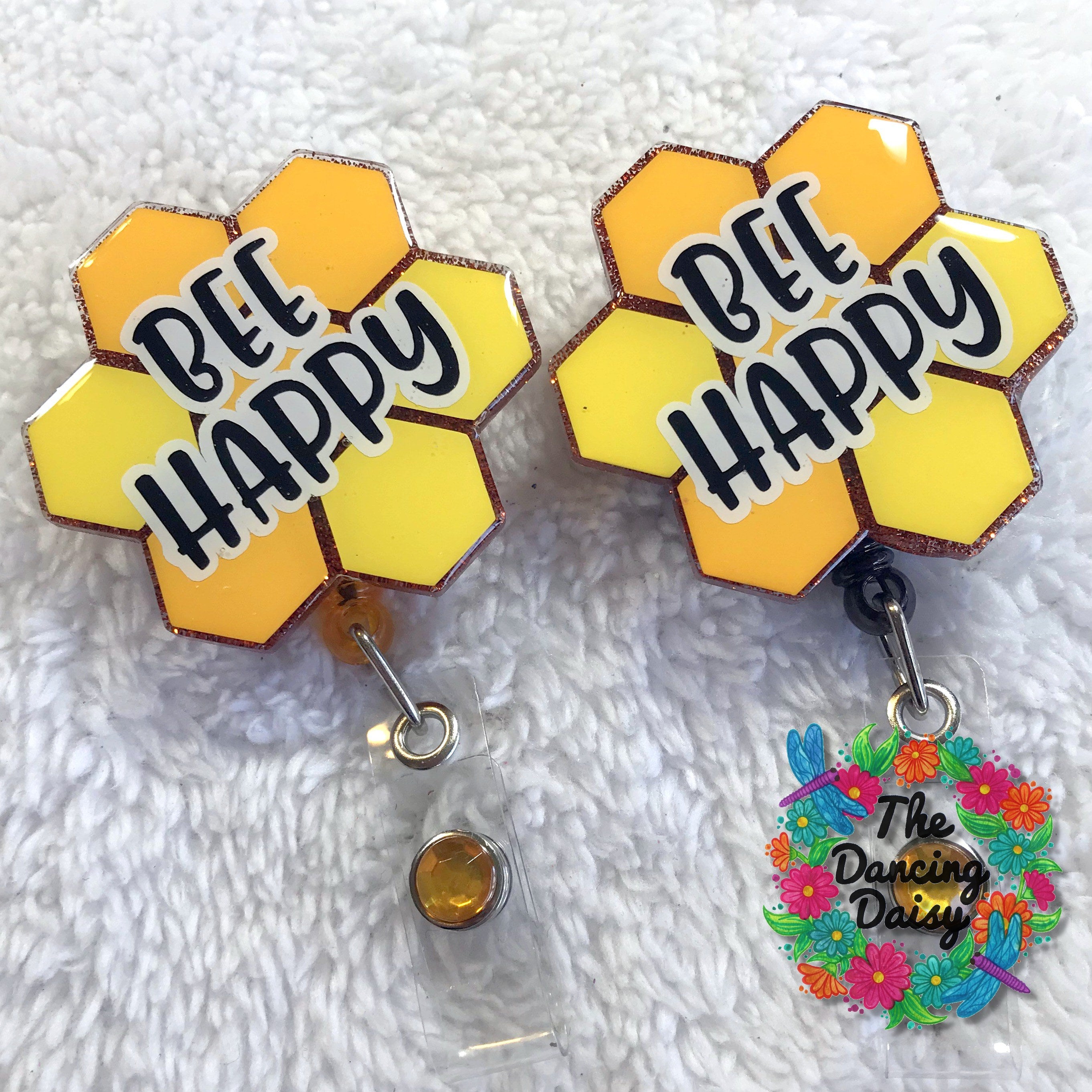 Honeycomb Bumble Bee Acrylic Key Chain Blank – Moxie Vinyls