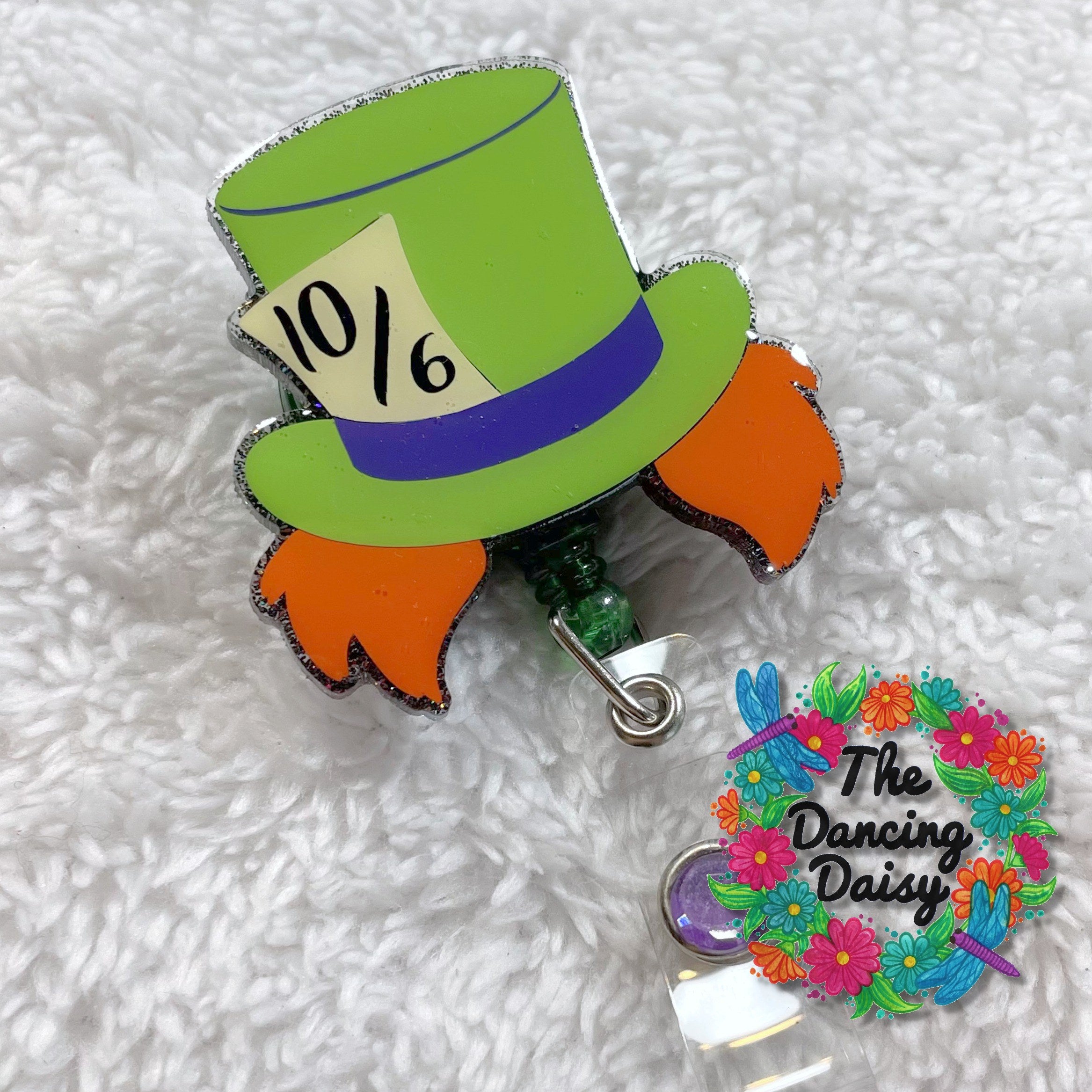 Disney Mad Hatter Hat Template Large 16" Alice In Wonderland Mad