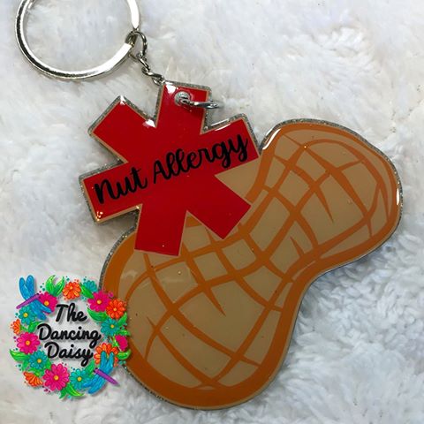 Peanut Allergy Alert Acrylic Blanks for Keychains – Moxie Vinyls